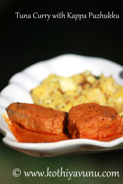 Kerala Style Tuna Curry-Nadan Choora Meen Curry - Kothiyavunu.com