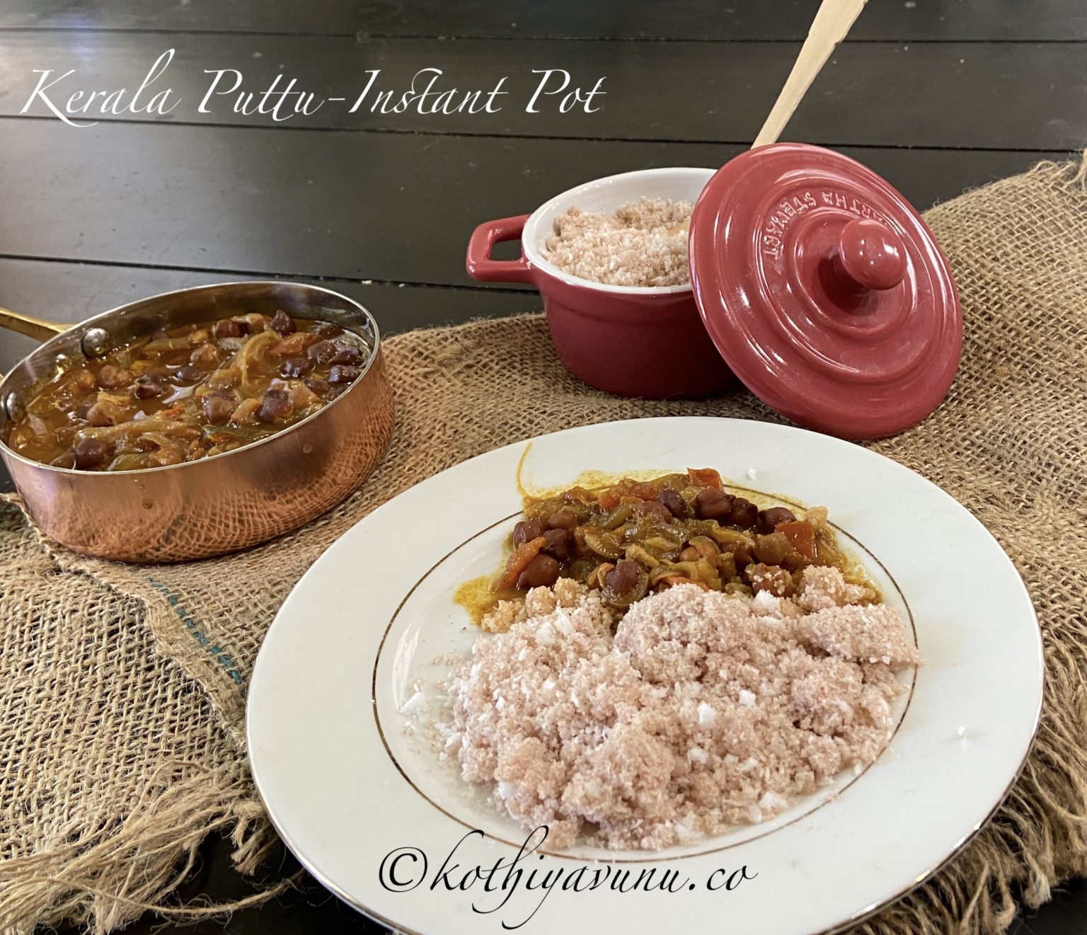 Instant Pot Puttu Recipe with Video - Kothiyavunu.com